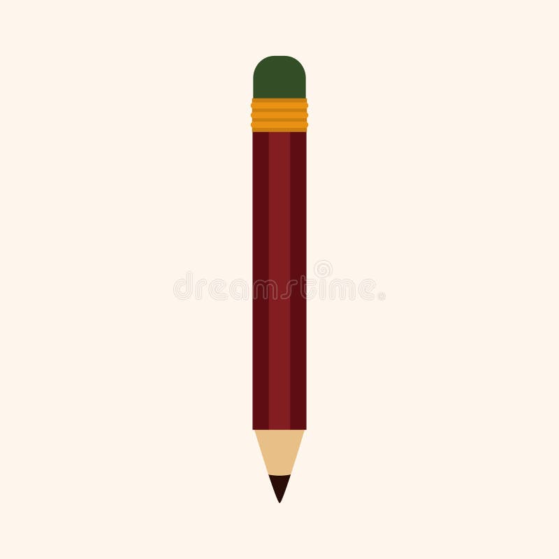 Pencil theme elements stock vector. Illustration of office - 51824723