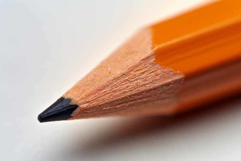 Pencil Tip Close-up. Black Pencil Lead for Drawing. Generative AI Stock ...