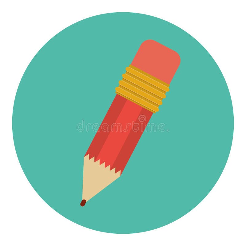 Pencil tool design stock vector. Illustration of work - 84556709