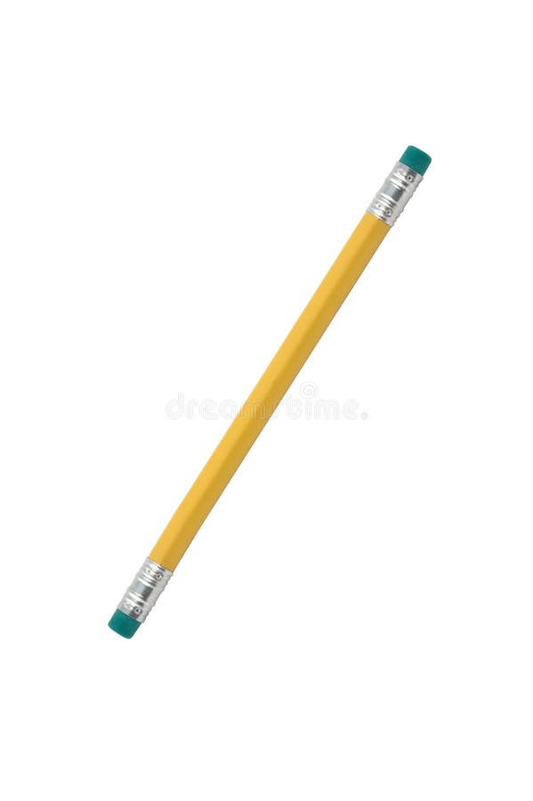 Pencil with two erasers stock image. Image of filing - 15057013