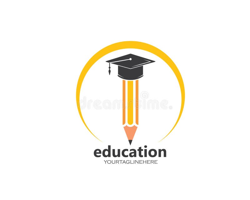 Pencil Vector Illustration Icon and Logo of Education Stock Vector ...
