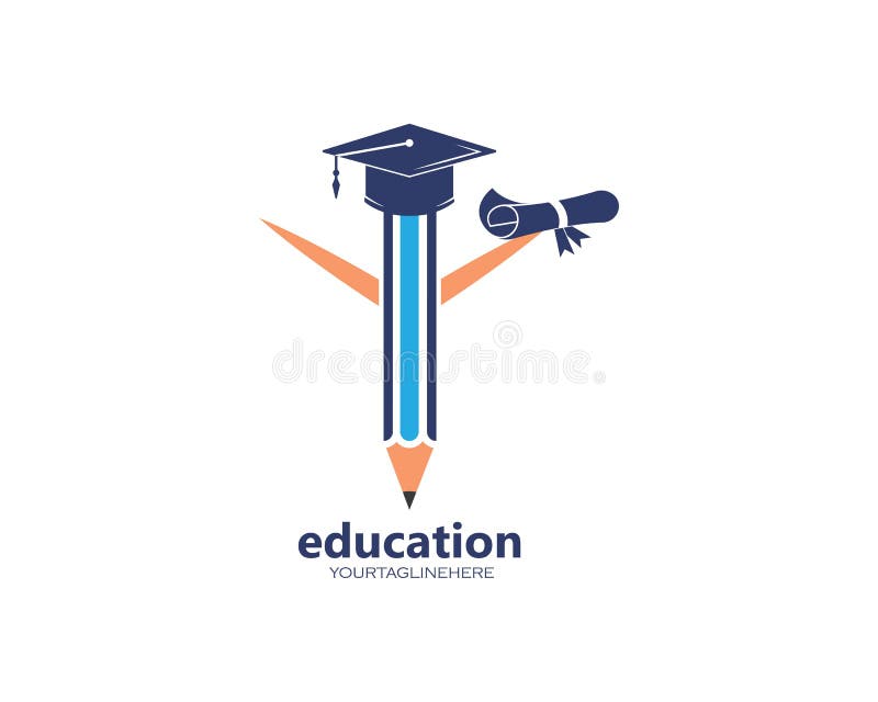 Pencil Vector Illustration Icon and Logo of Education Stock Vector ...