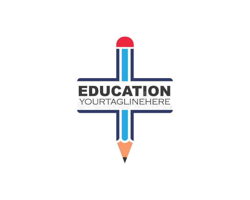 Pencil Vector Illustration Icon and Logo of Education Stock Vector ...