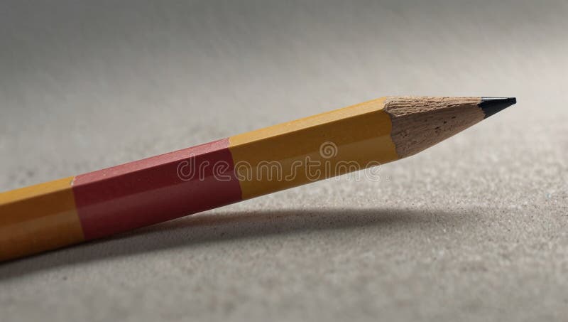 Pencil on White Background. Writing, Creativity or Education Concept ...