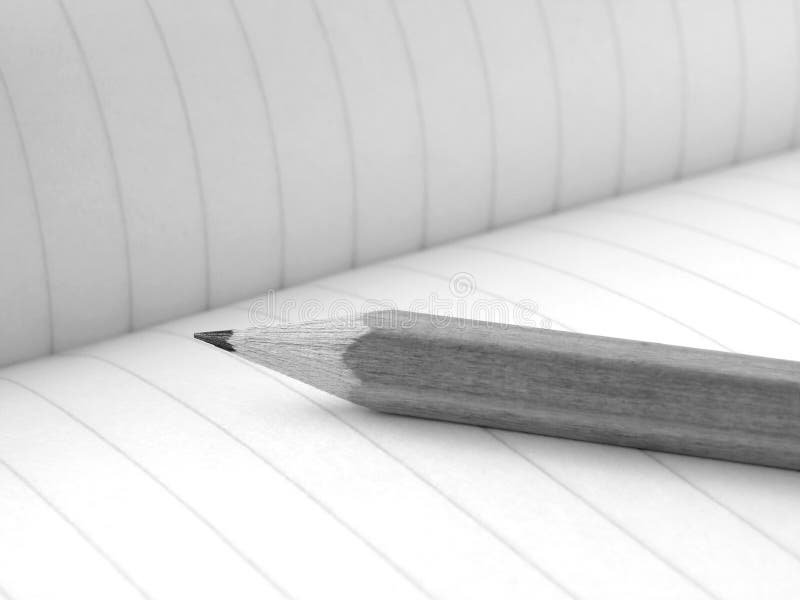 Pencil and workbook stock photo. Image of data, note - 10972918