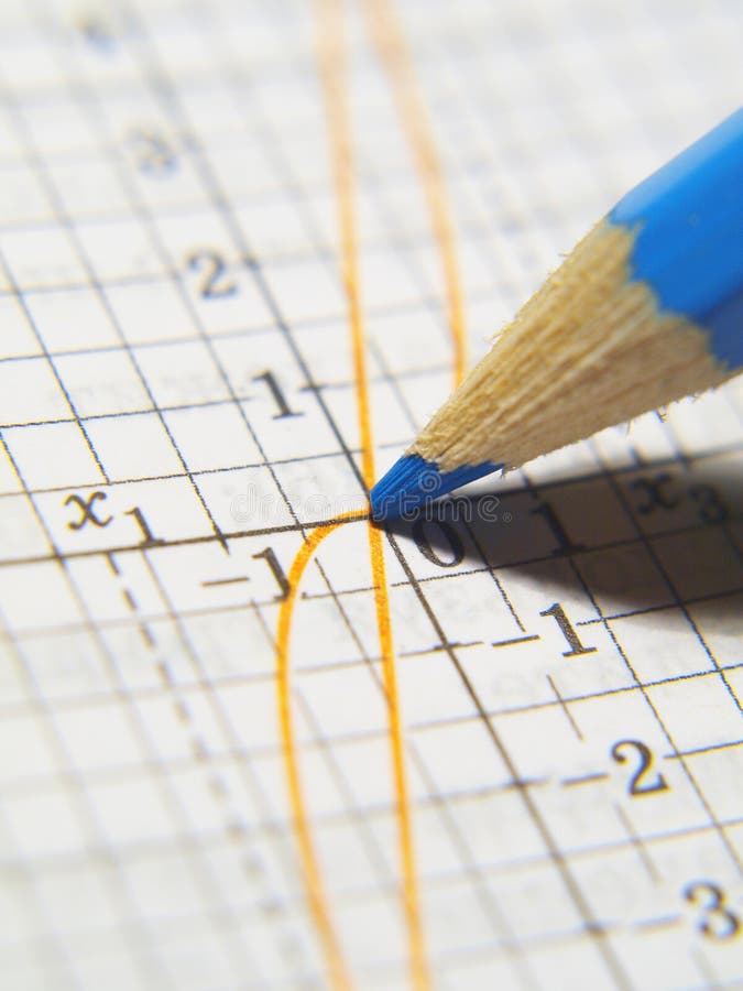 Pencil on a writing-book stock image. Image of largely - 12957261