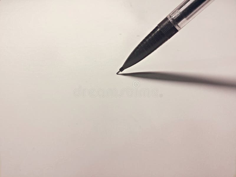 Pencil writing on paper stock image. Image of learn, paper - 42967107
