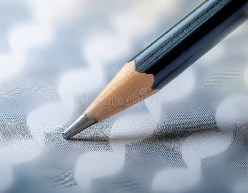 Pencil Writing on a Sheet of Paper, Illustrating Writing, Drawing, and ...