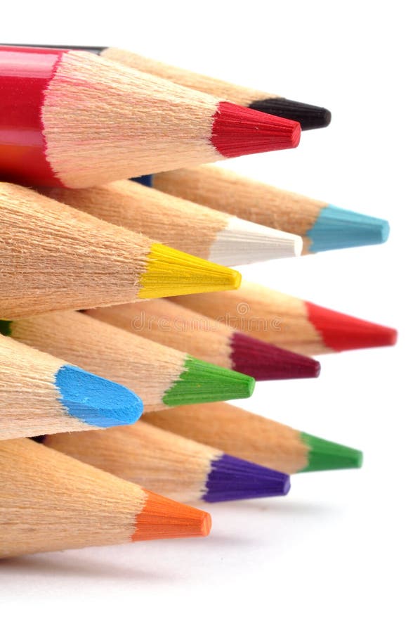 Color pencils stock image. Image of crayons, colored, copy - 4682045