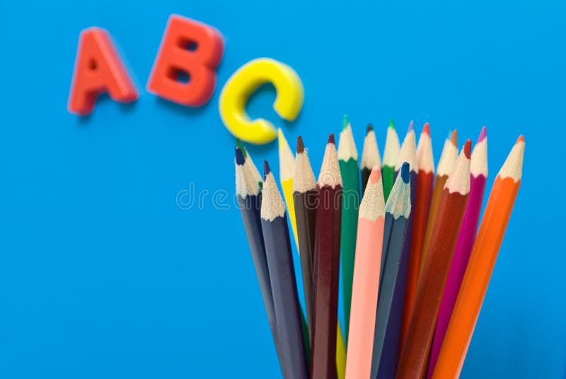 Pencils stock image. Image of office, bright, artist - 15106797