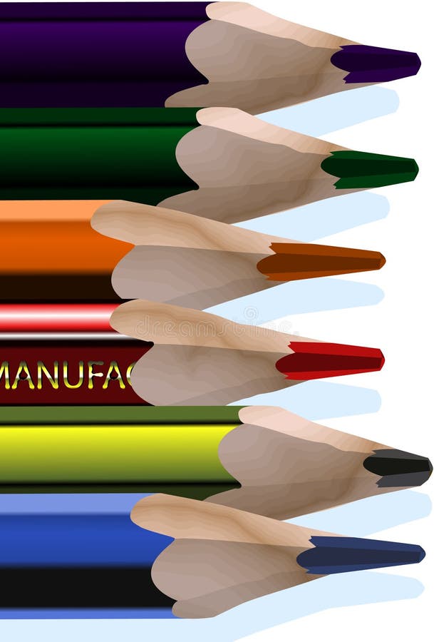 Pencils stock vector. Illustration of design, education - 3063412