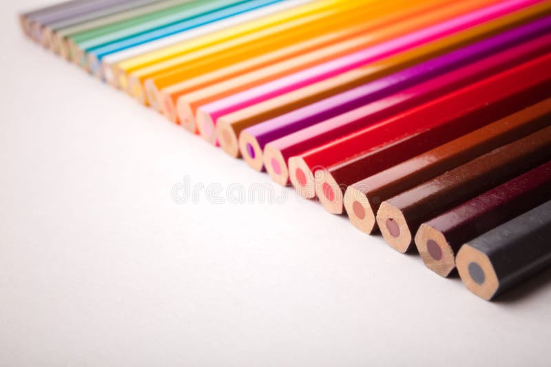 Pencils all colors stock image. Image of colour, child - 61177605