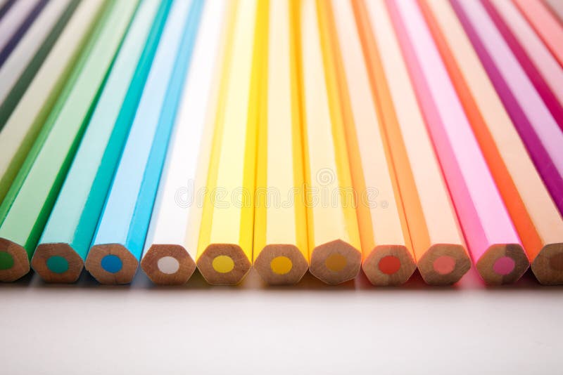 Pencils all colors stock image. Image of color, colored - 61177649