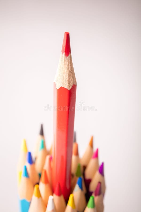 Pencils all colors stock image. Image of design, craft - 61177705
