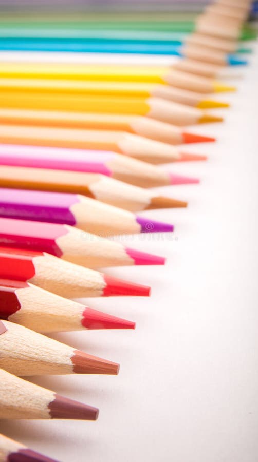 Pencils all colors stock image. Image of education, child - 61177061
