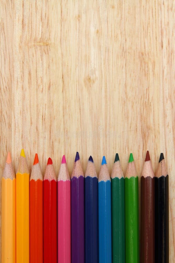 Pencils Background, Color Background, Education Concept, School. Stock ...