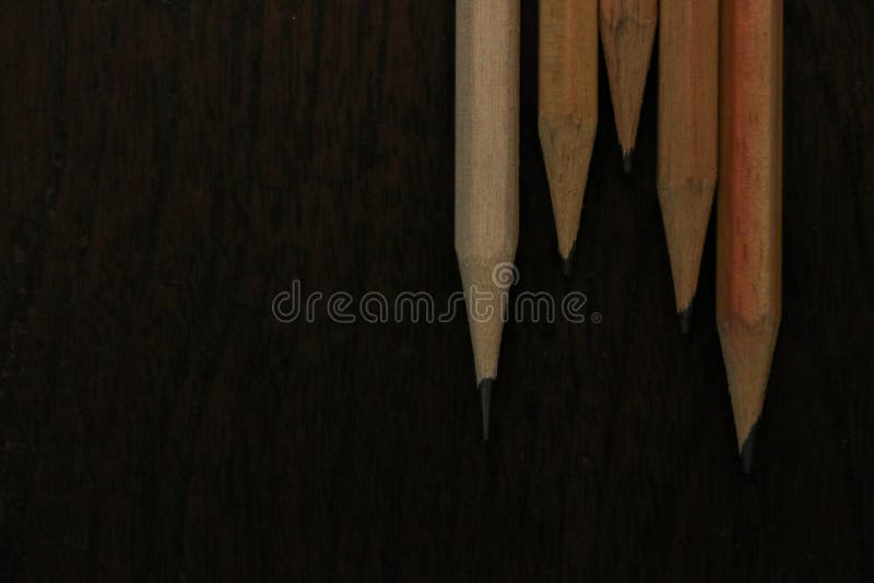 Pencils Close up in room stock photo. Image of education - 133008558