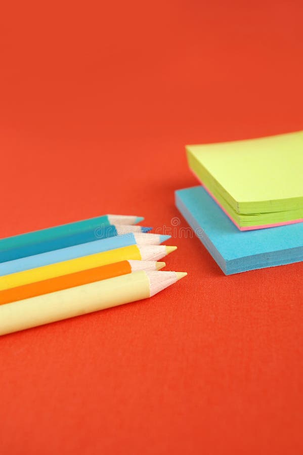 Pencils And Paper Picture. Image: 2662446