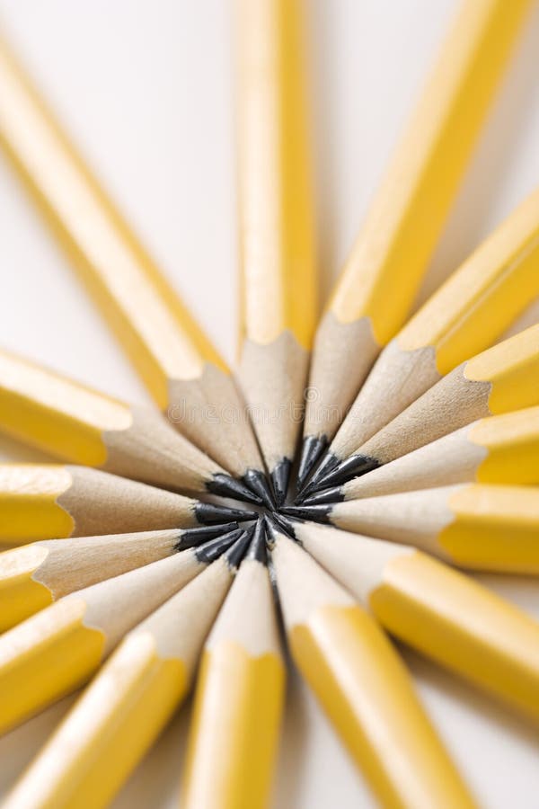 Pencils in star shape. stock photo. Image of small, pencil - 2425700