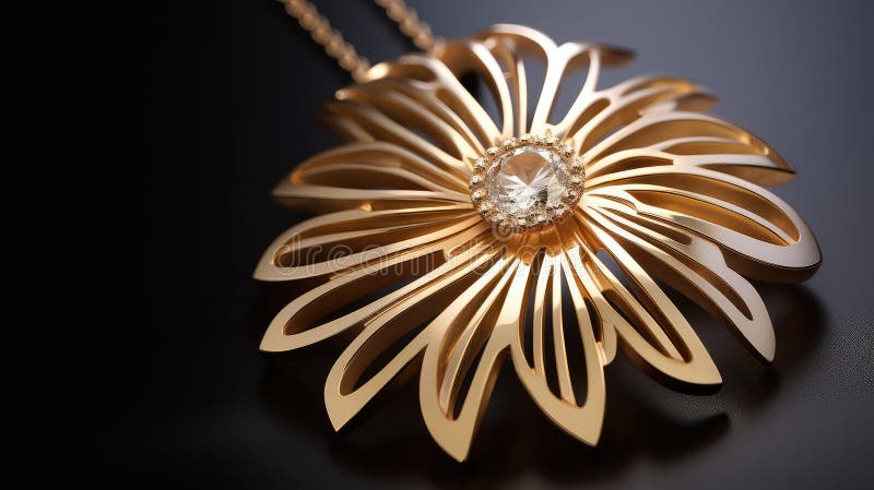 Pendant gold rays stock illustration. Illustration of rays - 327552020