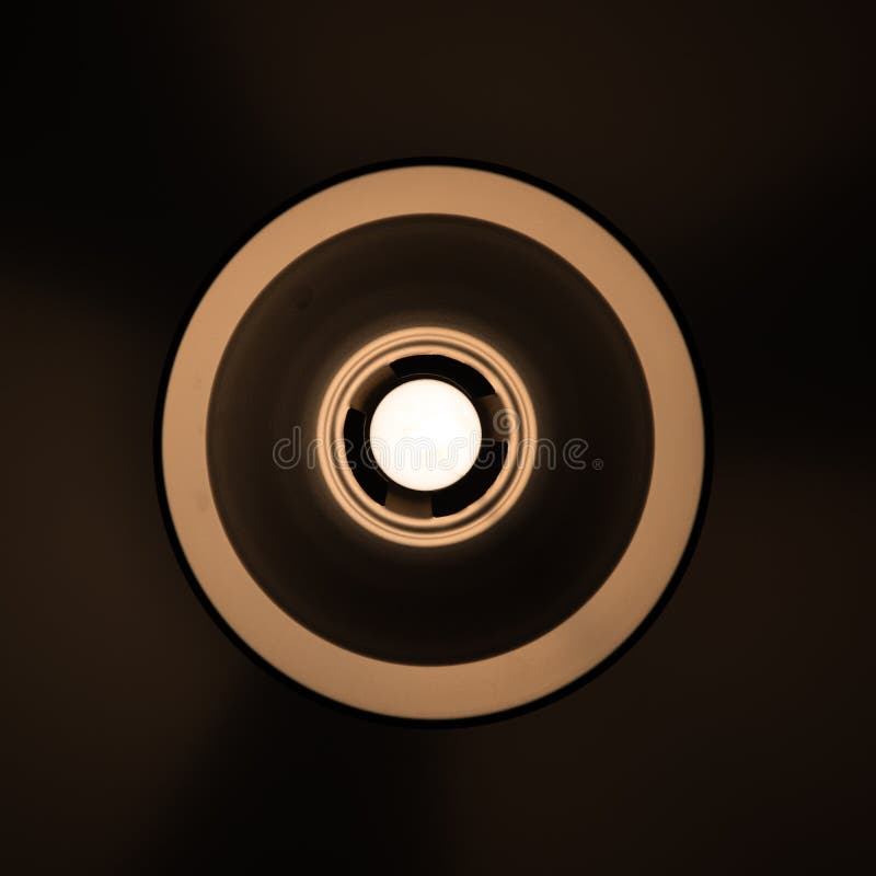 Pendant Lamp Abstract from Underneath Stock Photo - Image of beautiful ...