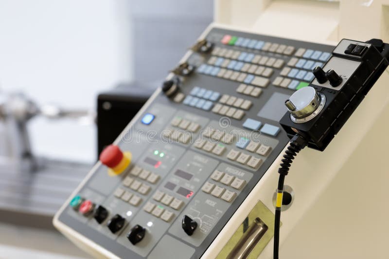 Pendant Remote Control and Operator Console Stock Image - Image of ...