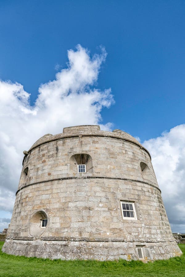 Pendennis Castle Cornwall Historic Castle and Fortification Stock Image ...