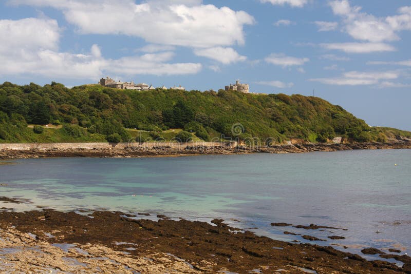 Pendennis Castle in Falmouth, Cornwall Stock Photo - Image of turret ...