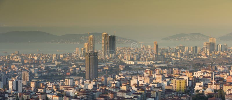 Pendik district view stock image. Image of landscape - 105596025