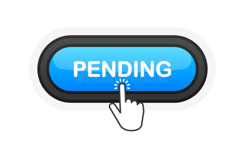 Pending Button Stock Illustrations – 1,122 Pending Button Stock ...