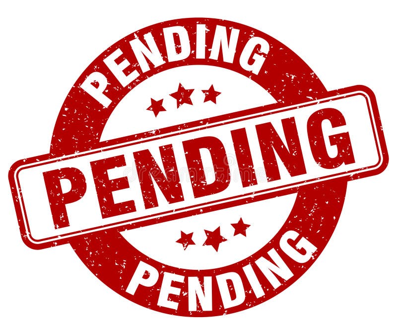 Pending Stamp. Pending Label. Round Grunge Sign Stock Vector ...