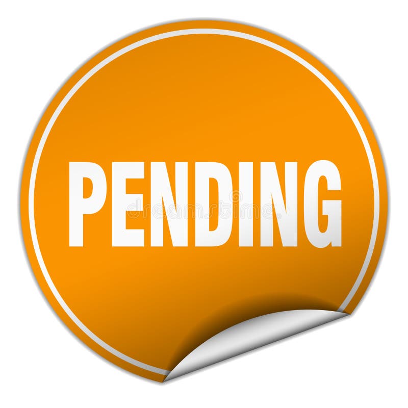 Pending Sticker Stock Illustrations – 499 Pending Sticker Stock ...