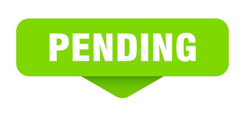 Pending Sticker Stock Illustrations – 651 Pending Sticker Stock ...