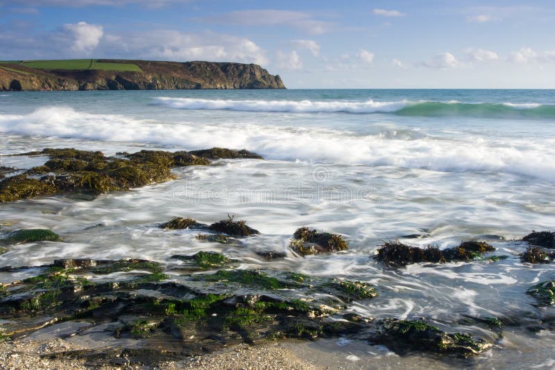 Pendower Beach stock photo. Image of british, beaches - 20035170