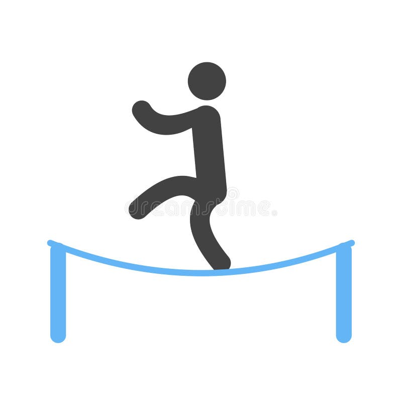 Pendre des cordes illustration de vecteur. Illustration du rendement ...