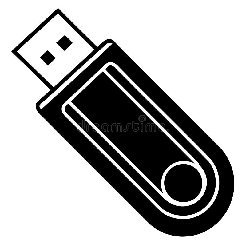 Pendrive--icon-vector-art-illustration Stock Vector - Illustration of ...
