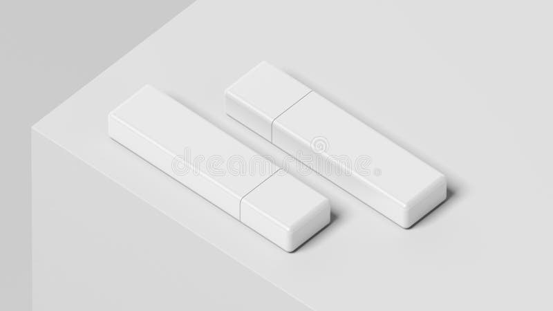Pendrive. Isolated on White Background. USB Flash Drive. Data Storage ...