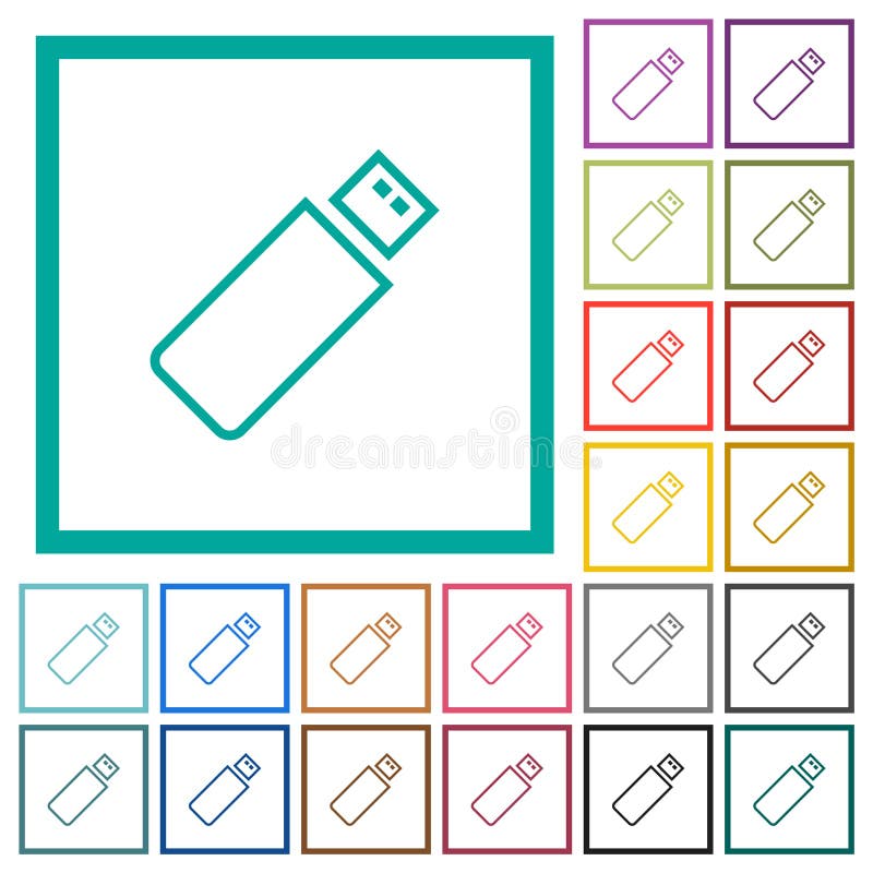 Pendrive Outline Stock Illustrations – 231 Pendrive Outline Stock ...