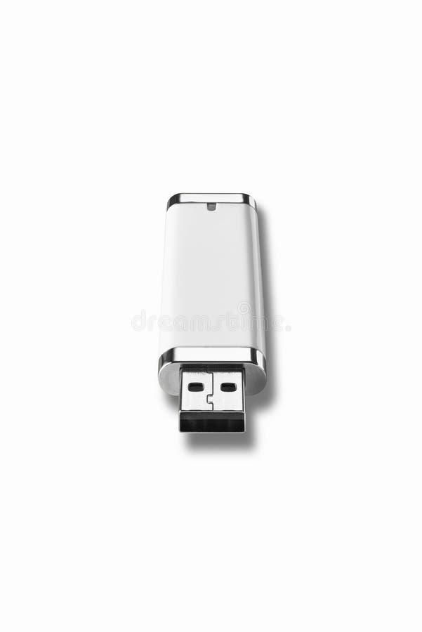 Pendrive usb white stock photo. Image of objects, clean - 119325012