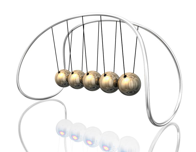 Pendulum 3D stock illustration. Illustration of abstract - 11522690