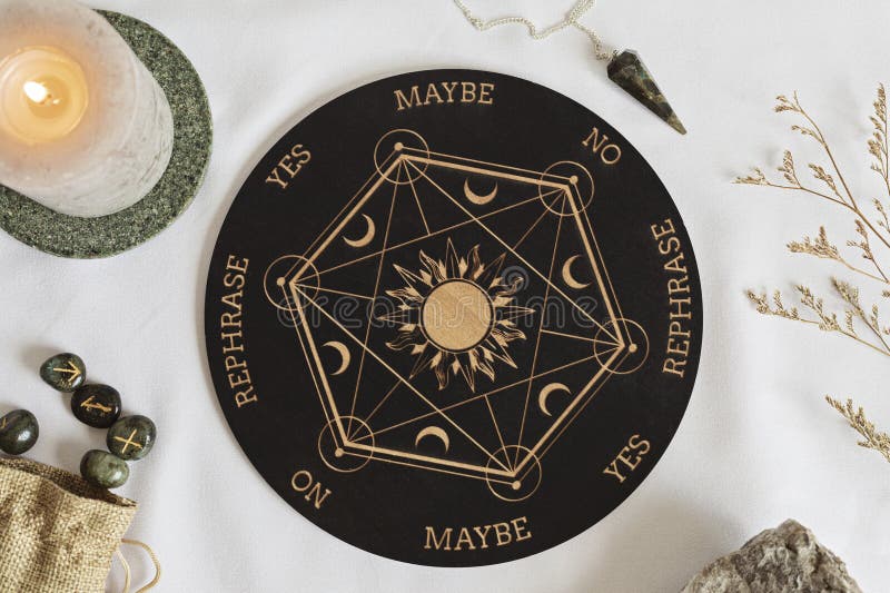 Pendulum Board for Divination, Fortune Telling or Communicating with ...