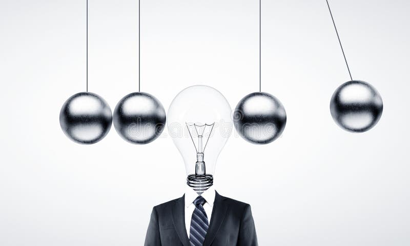 Head metal pendulum stock photo. Image of male, caucasian - 56792252