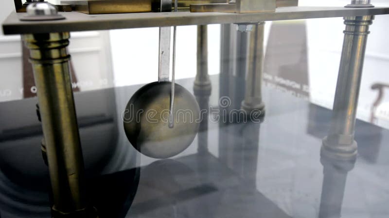 Pendulum from Old Pendulum Clock in Motion Stock Footage - Video of ...
