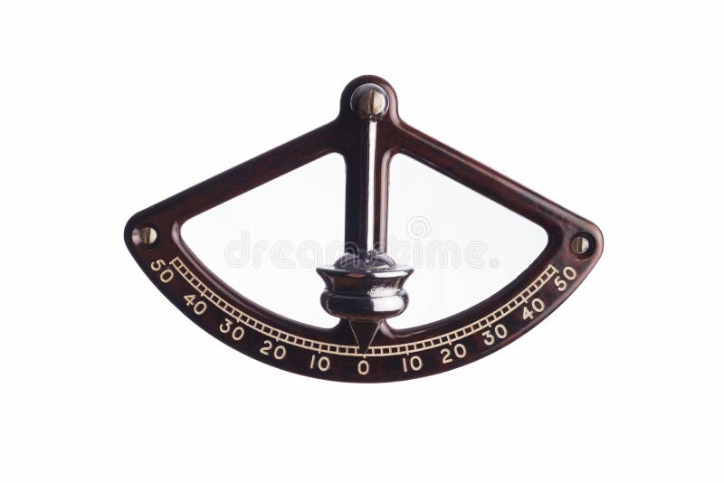 Vintage Inclinometer As a Part of Sailing Boat Equipment Stock Image ...