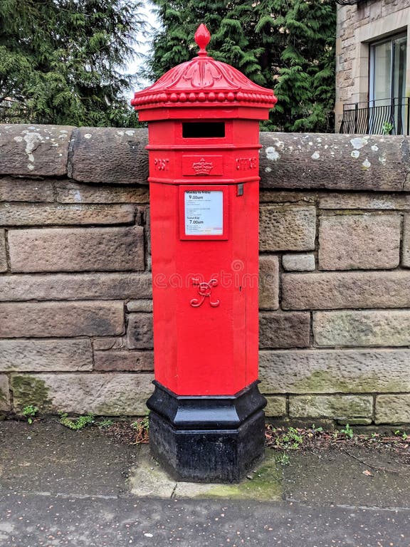 Penfold Pillar Box in Edinburgh Editorial Image - Image of british ...