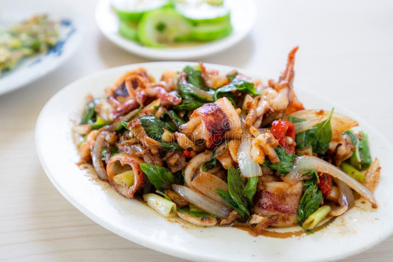 Penghu seafood fried squid stock image. Image of appetizing - 252456599