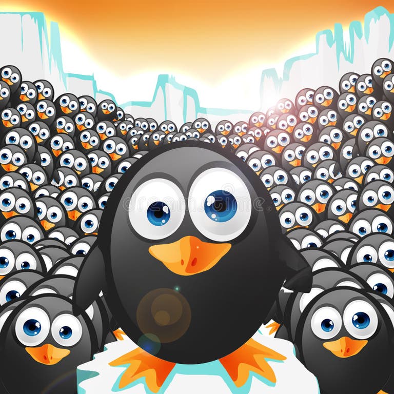 Penguin Team Stock Illustrations – 459 Penguin Team Stock Illustrations ...