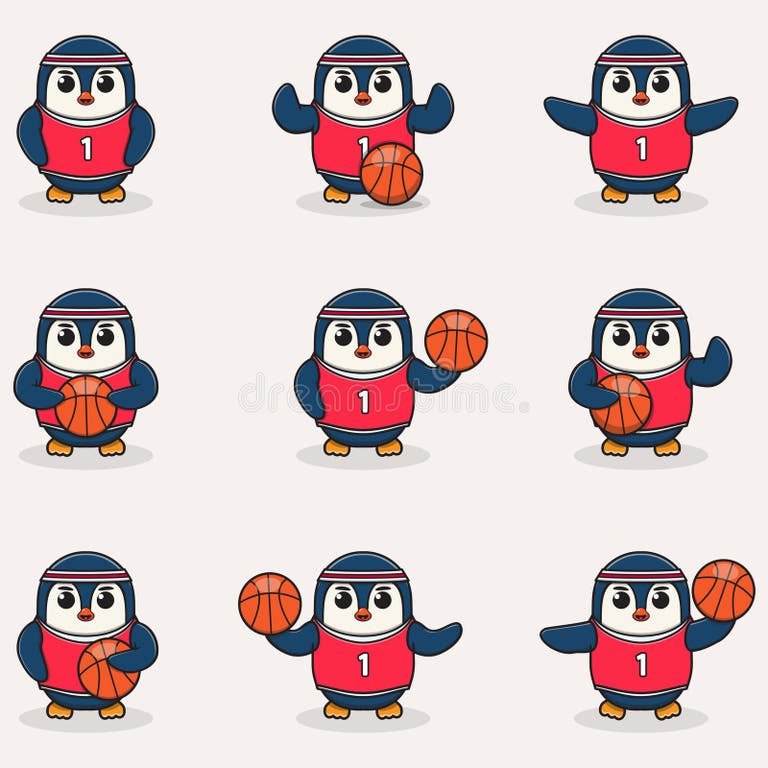 Penguin Basketball Stock Illustrations – 65 Penguin Basketball Stock ...