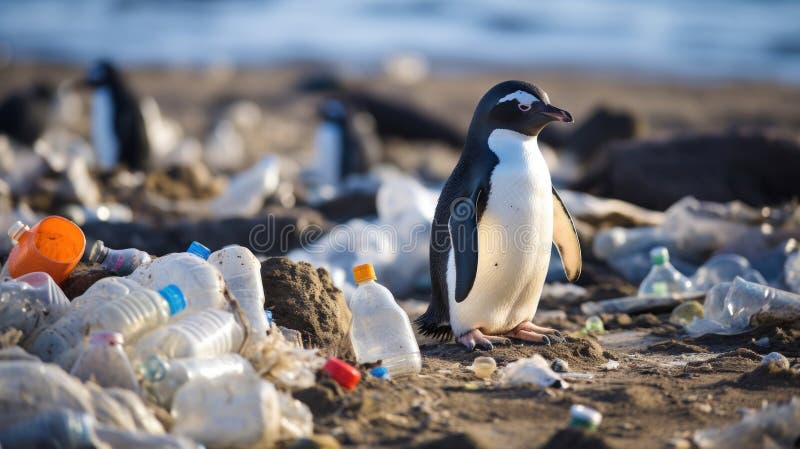 Ocean Pollution Penguins
