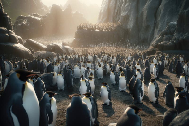 Penguin Colony Stock Illustrations – 1,069 Penguin Colony Stock ...